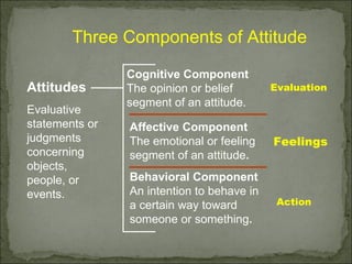 Employee Attitude And Their Effects | PPT