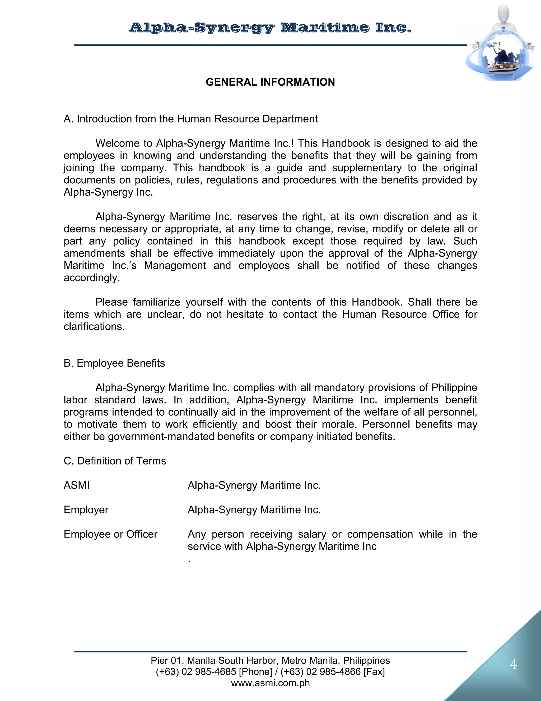 Employee benefit handbook | PDF