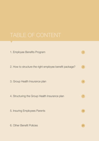 Employee benefit Insurance policies guide for Indian Companies | PDF