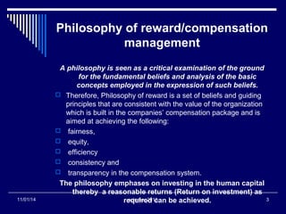 Employee benefits and compensation2 | PPT