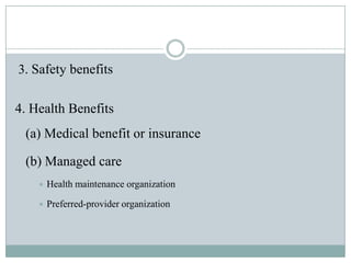 Employee benefits and services | PPTX