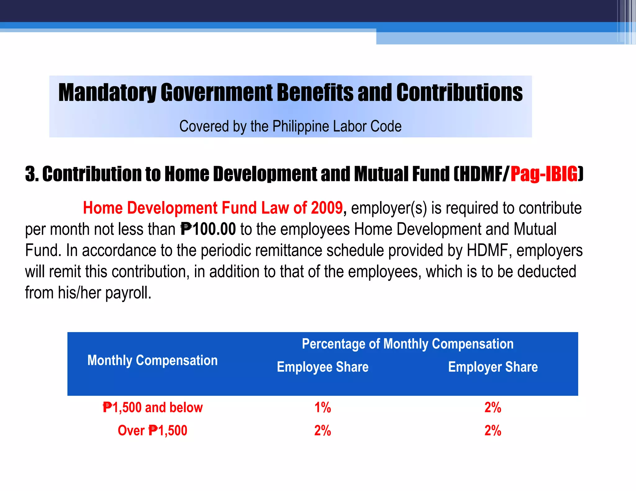 Employee benefits and services (Philippines) | PPT