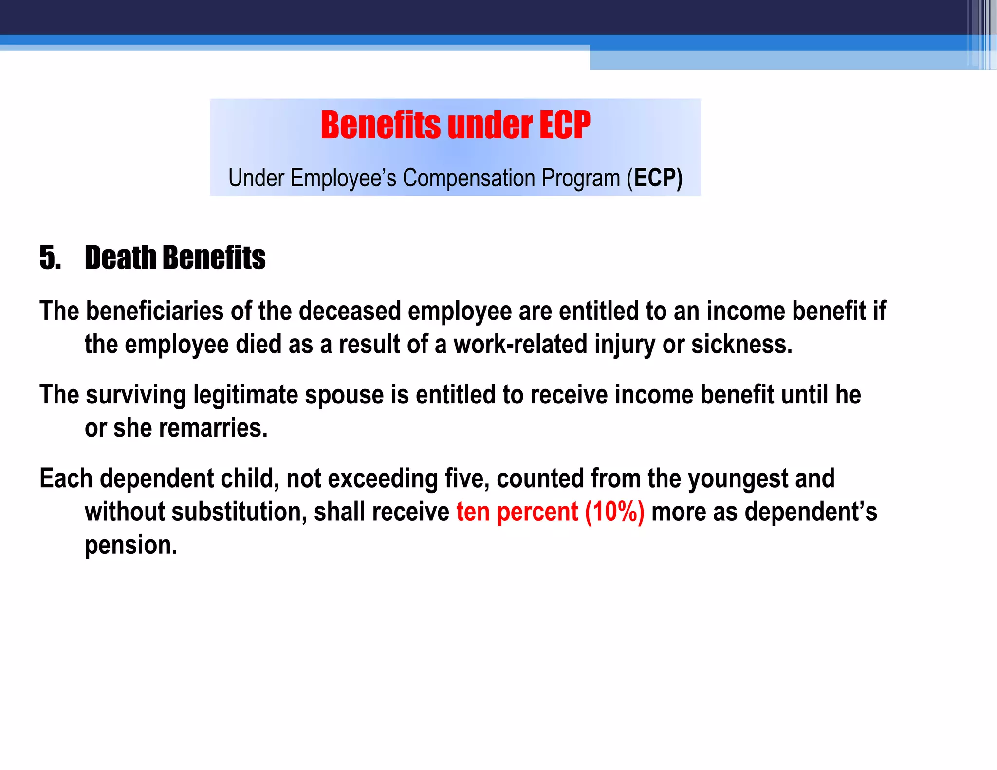 Employee benefits and services (Philippines) | PPT
