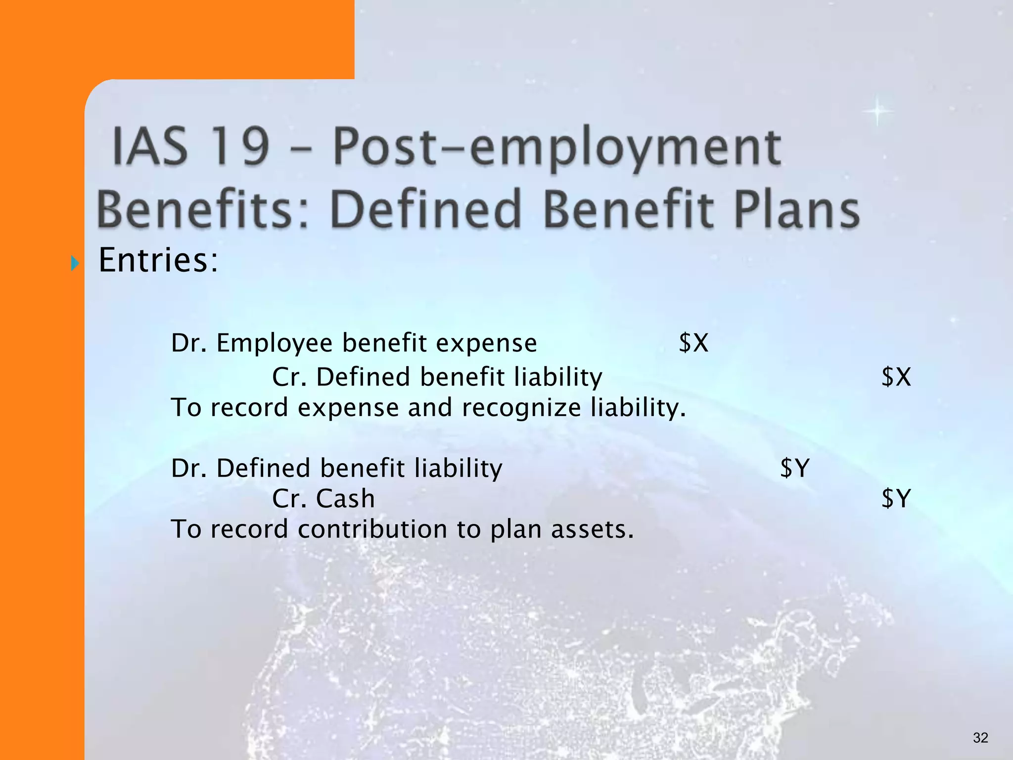 Employee benefits ias 19 | PPSX