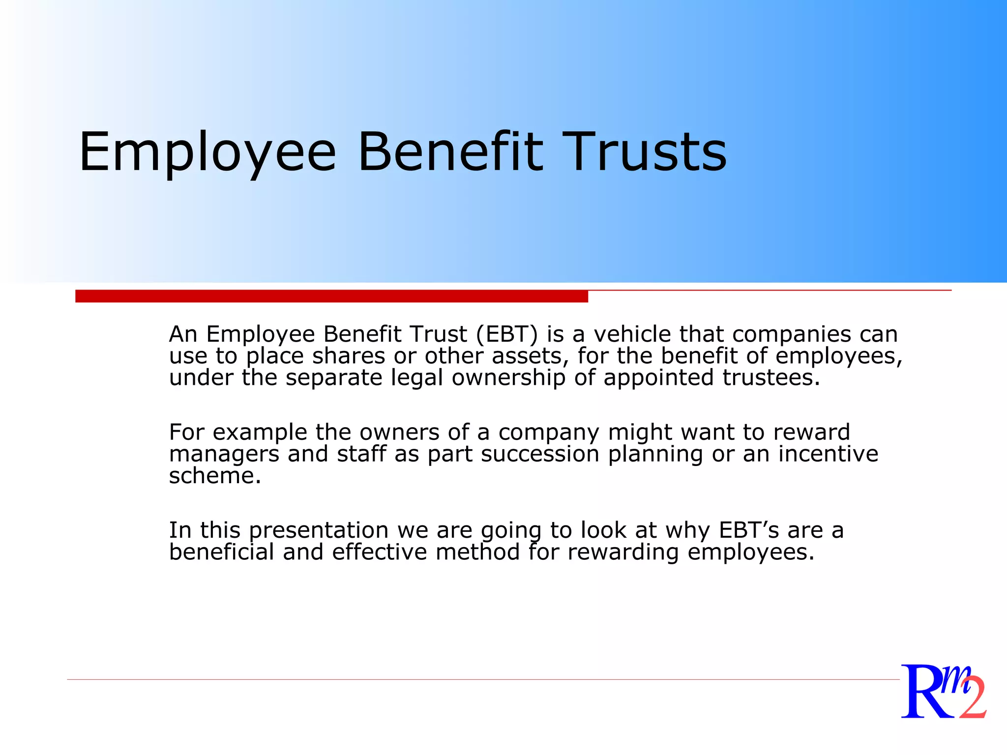Employee benefit trusts | PPT