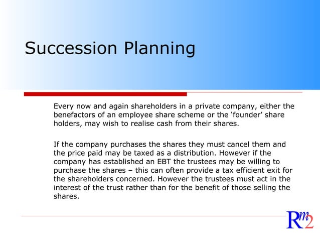 Employee benefit trusts | PPT