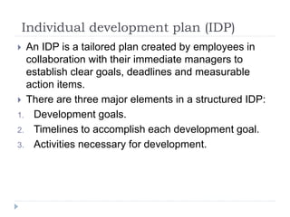 Employee career planning and growth | PPTX