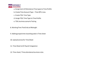 SAP SuccessFactors Employee Central Time Management Certification ...