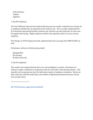 Employee comment on performance appraisal | DOCX