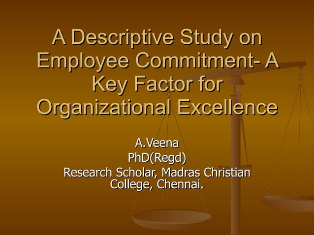 Employee commitment | PPT | Human Resources | Business