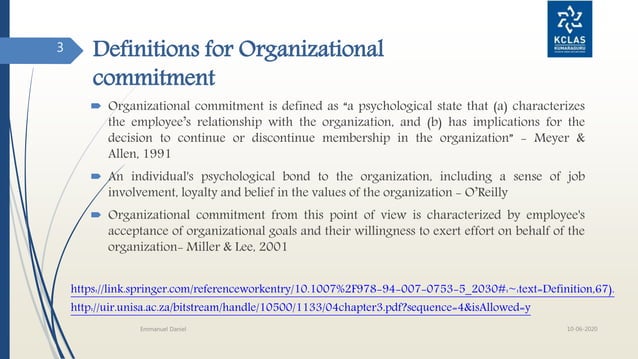 Employee Commitment | PPTX | Human Resources | Business