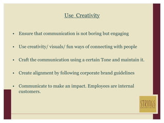 Internal communication planning | PPTX