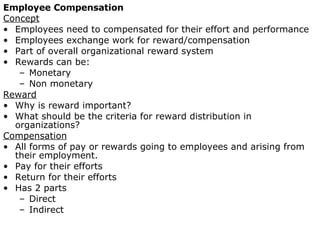 Employee Compensation | PPT