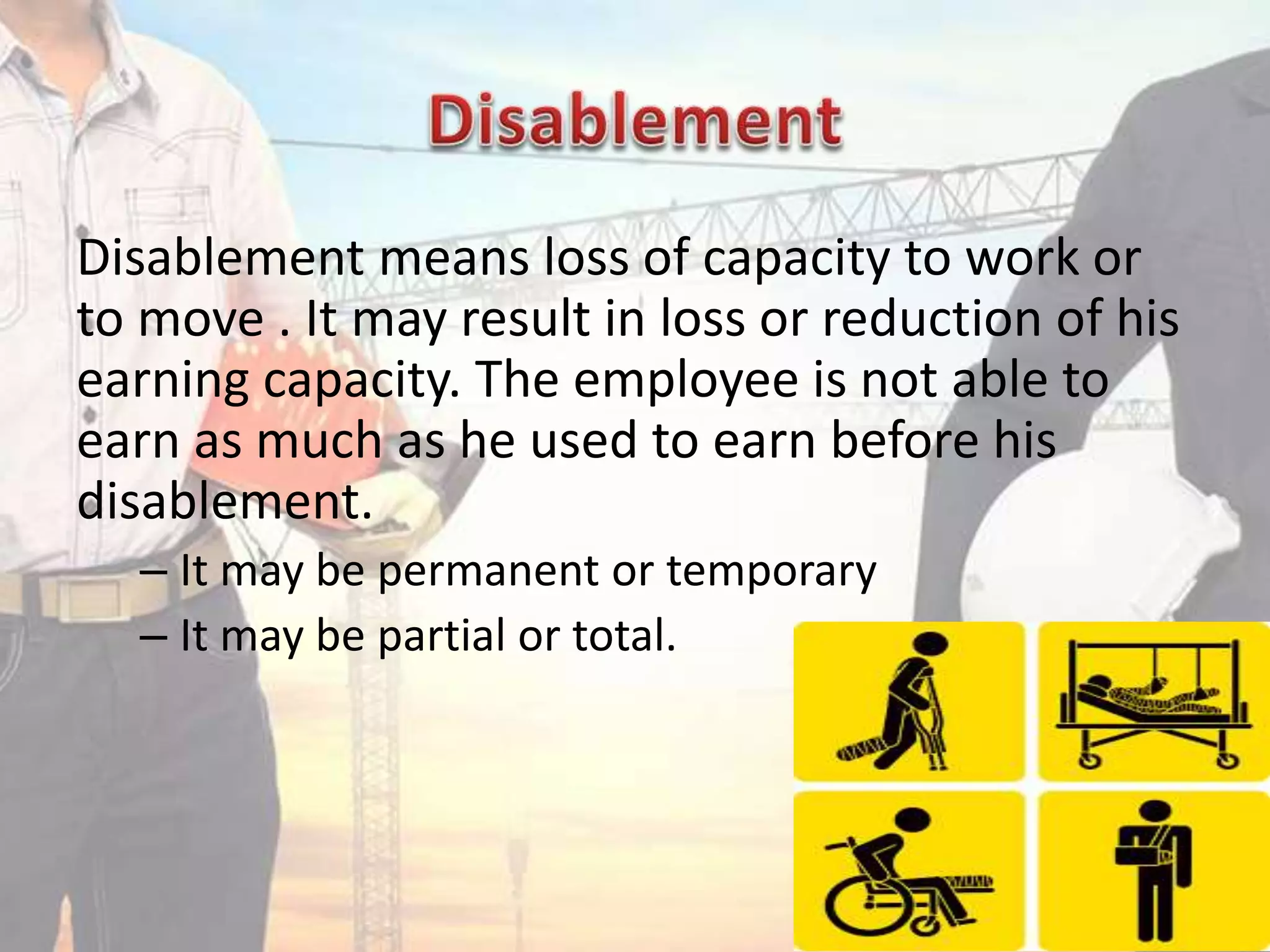 Employee compensation act 1923 | PPTX