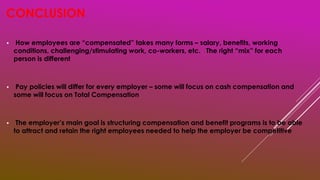 Employee compensation and benefits | PPTX