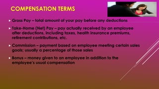 Employee compensation and benefits | PPTX