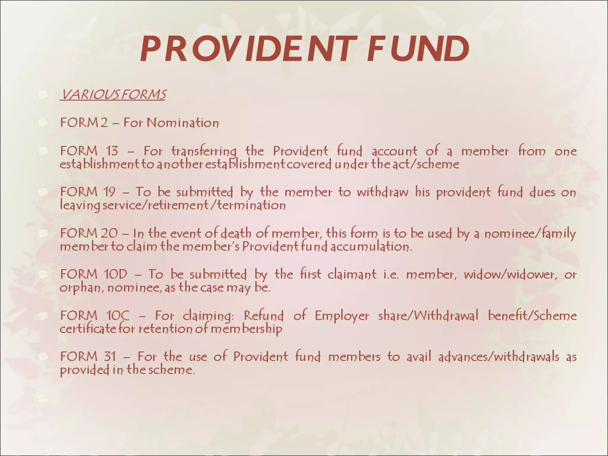 Employee compensation under esi & pf | PPT