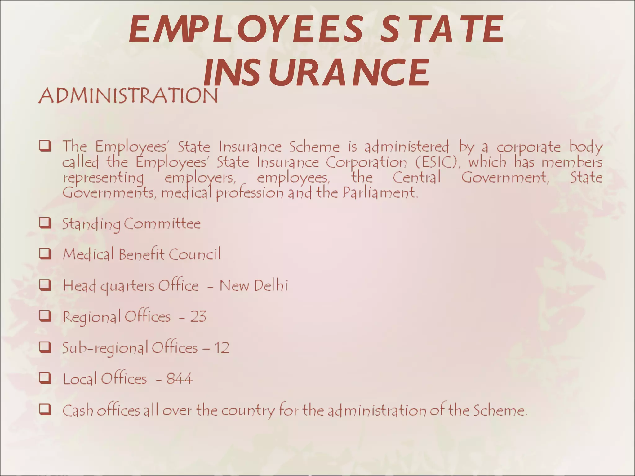 Employee compensation under esi & pf | PPT