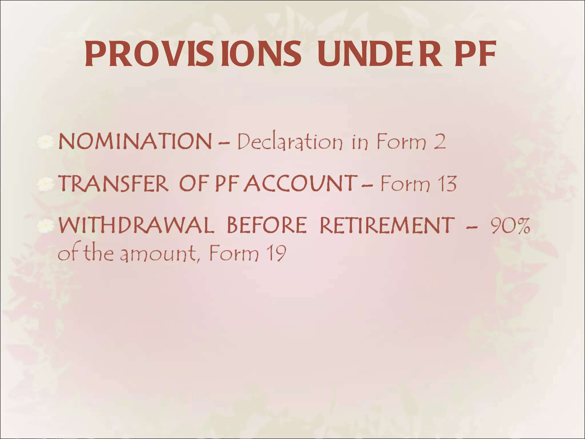 Employee compensation under esi & pf | PPT