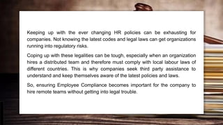 Employee compliance - Meaning and Tips | PDF