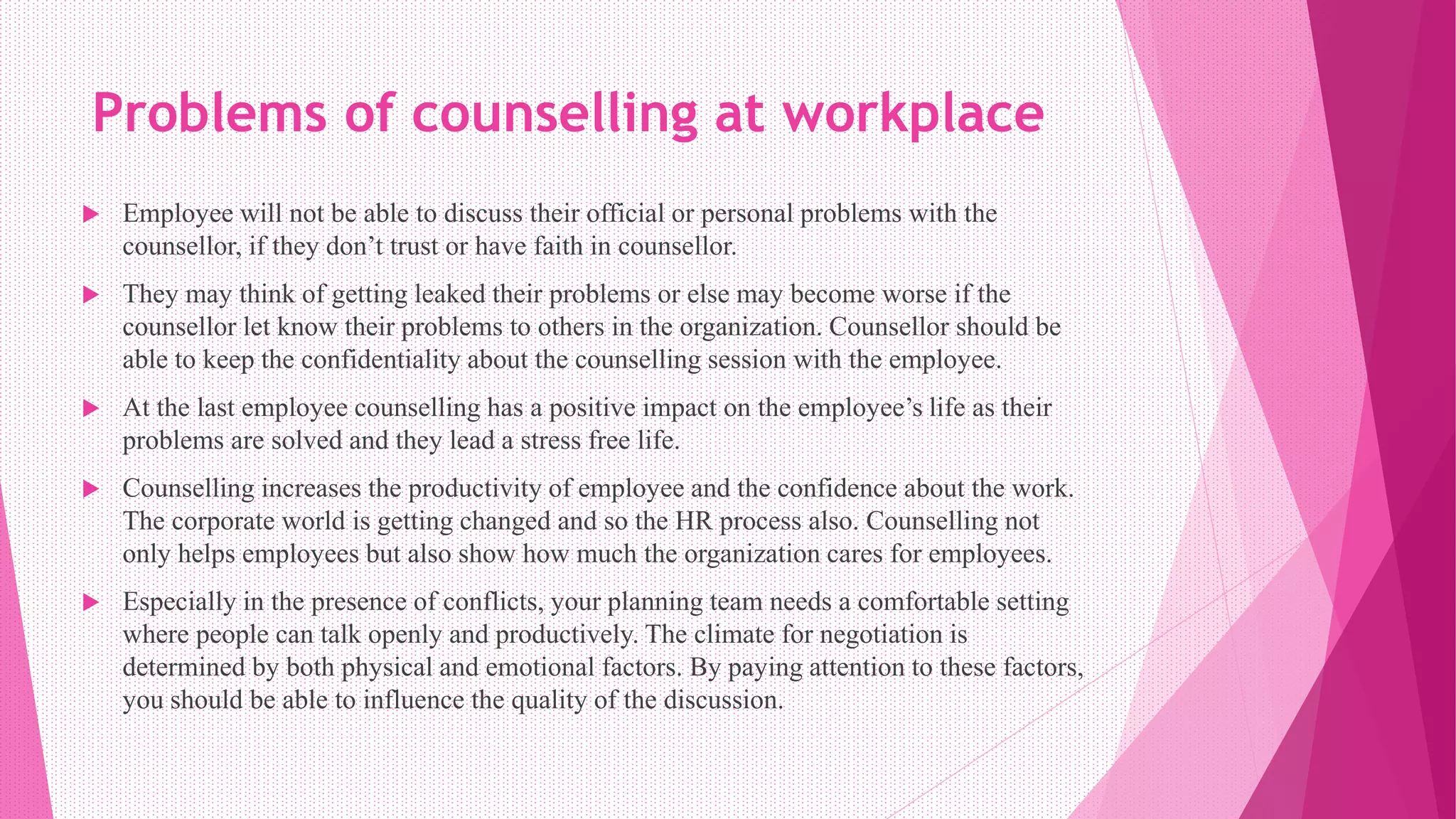 Employee counseling ppt presentation | PPTX