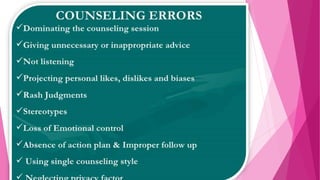 Employee counseling ppt presentation | PPT