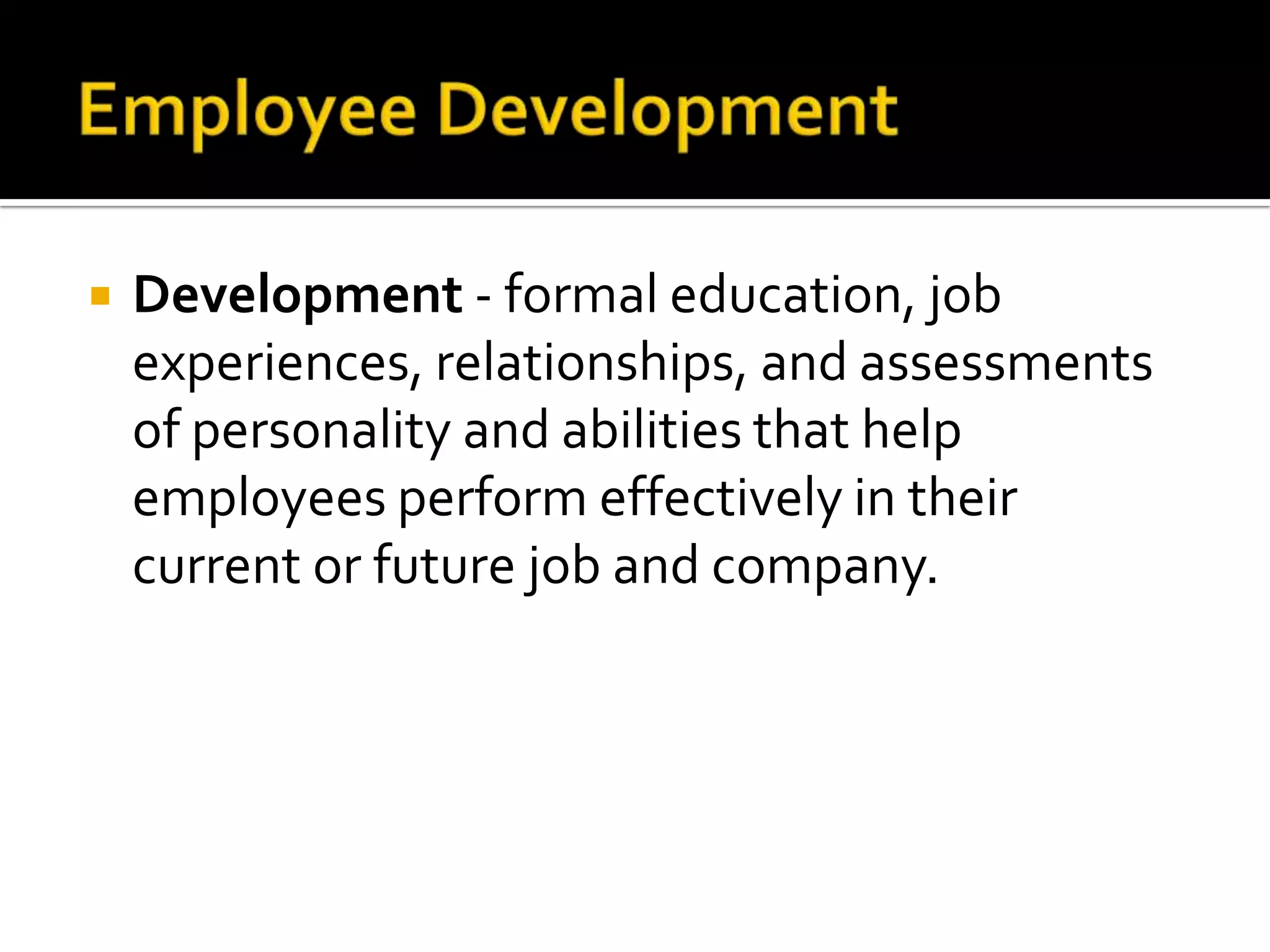 Employee Training & development | PPT