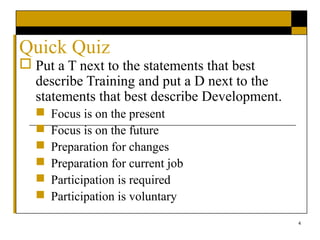 Employee Development | PPT