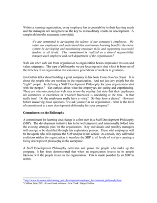 Employee Development Philosophy Linkedin | DOC