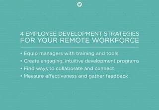 Employee Development Strategies For Your Remote Workforce | PPT