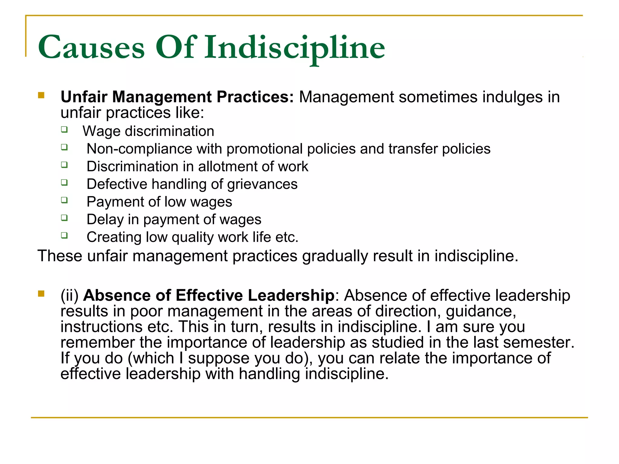 Employee discipline | PPT