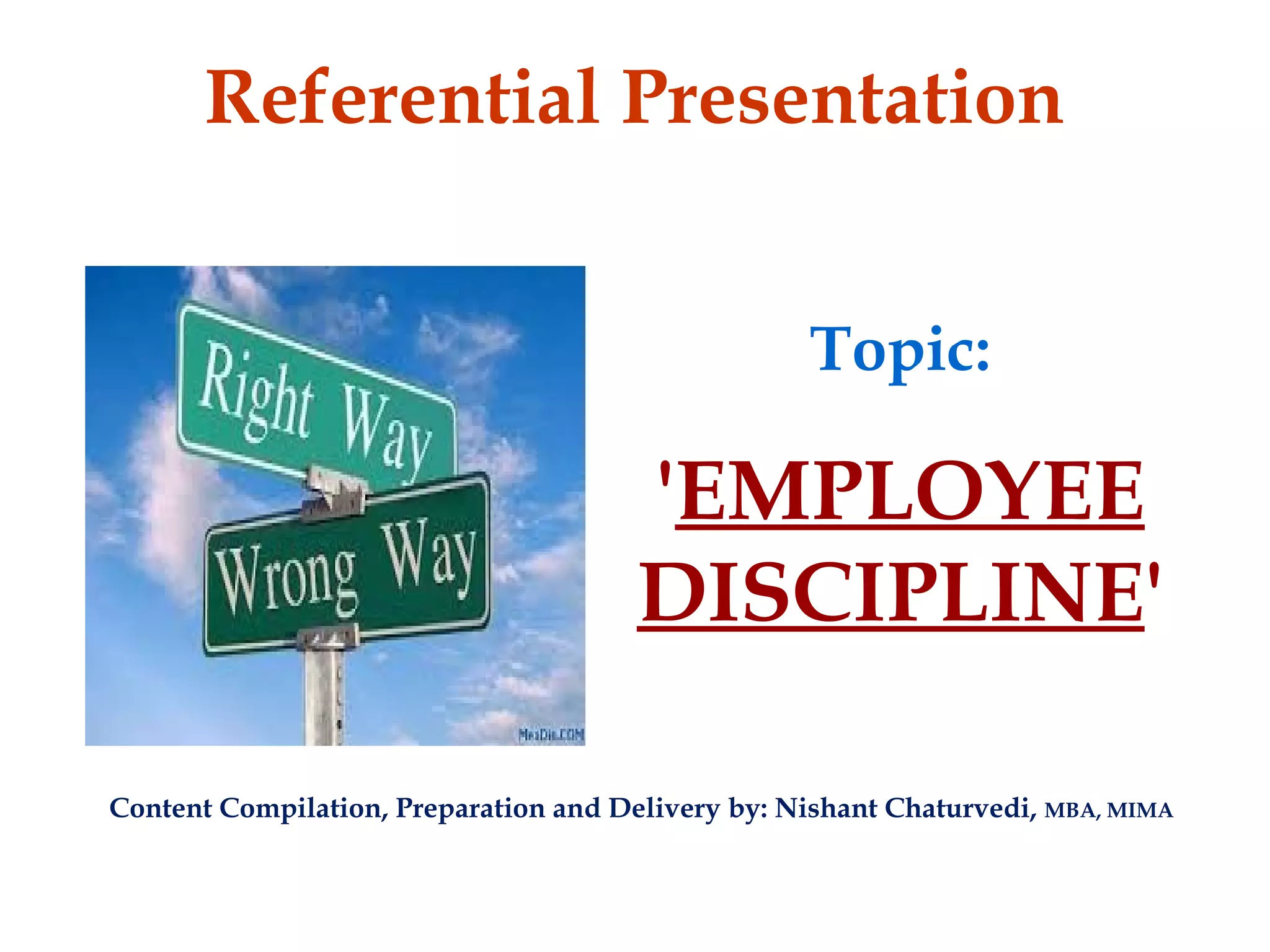 Employee discipline | PPT