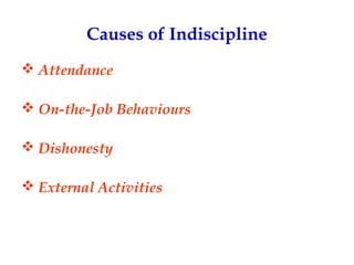 Employee discipline | PPT
