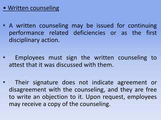 Employee discipline | PPTX