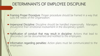 Employee discipline | PPTX