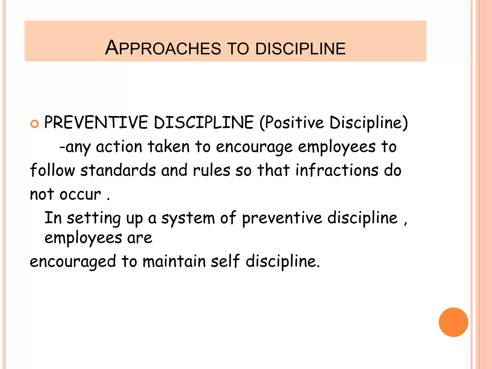 CHAPTER 12 Employee discipline | PPTX