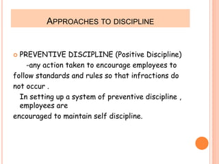 CHAPTER 12 Employee discipline | PPTX
