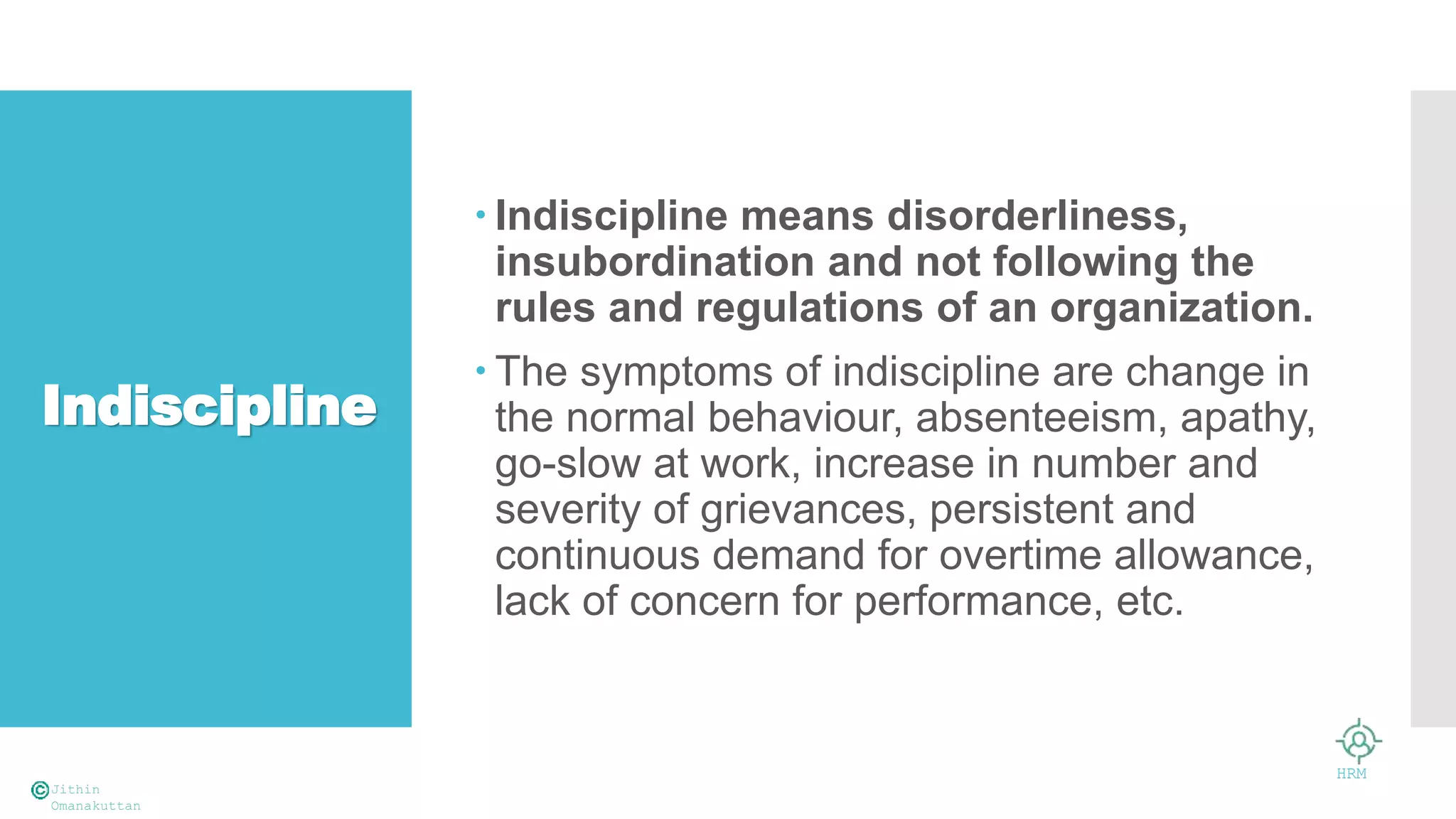 EMPLOYEE DISCIPLINE | PPTX