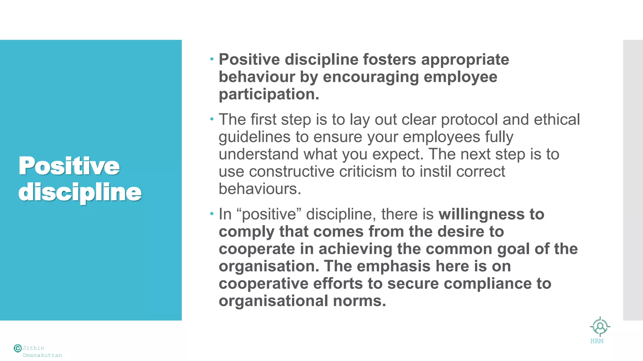 EMPLOYEE DISCIPLINE | PPTX