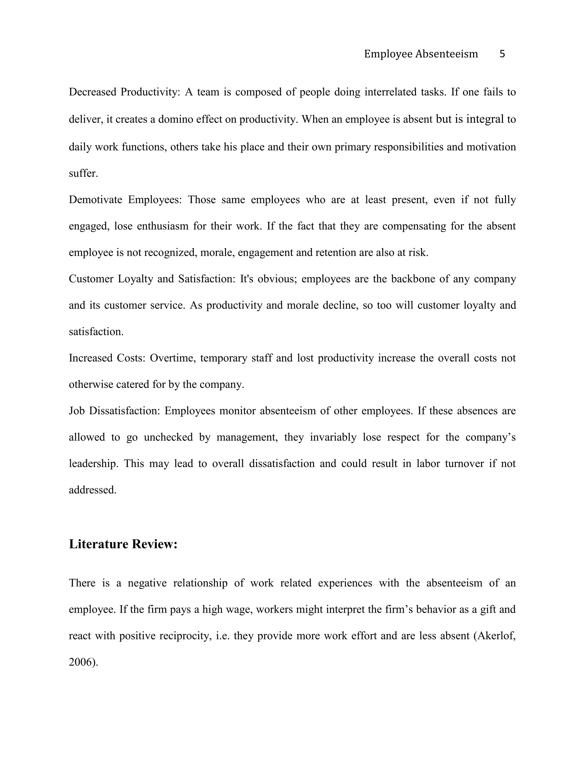 Employeee absneteeism m.farhan brm final project report | DOCX