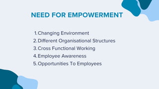 Employee empowerment human resource management | PDF