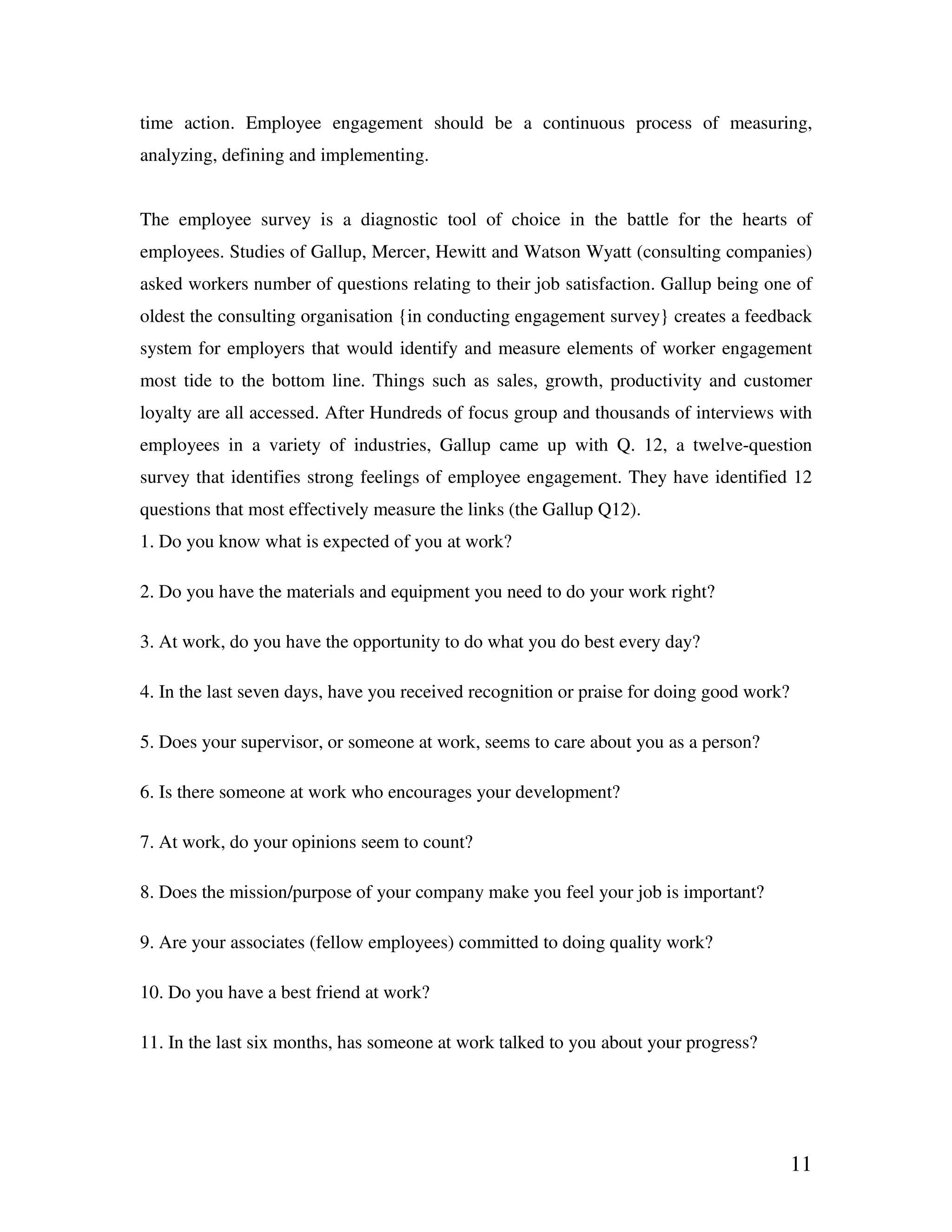 Employee Engagement Working Paper | PDF