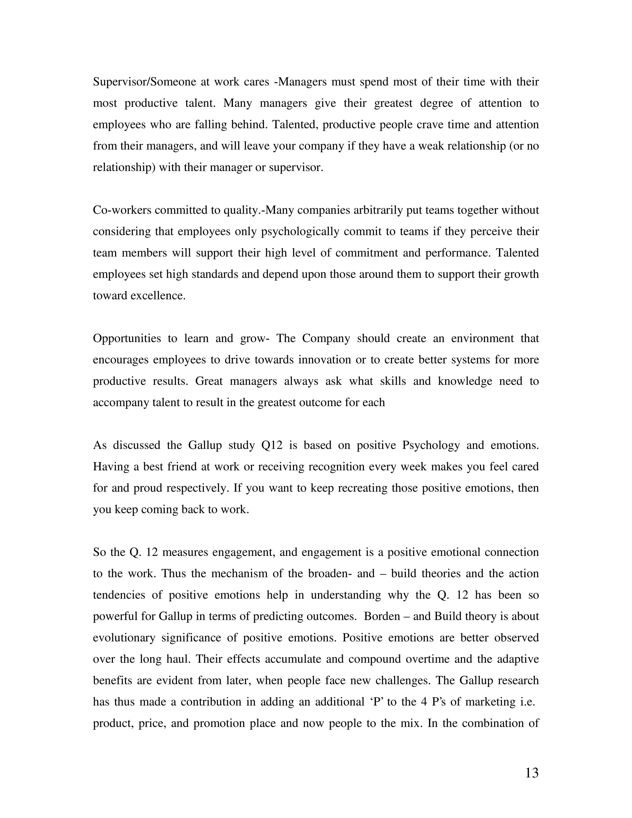 Employee Engagement Working Paper | PDF