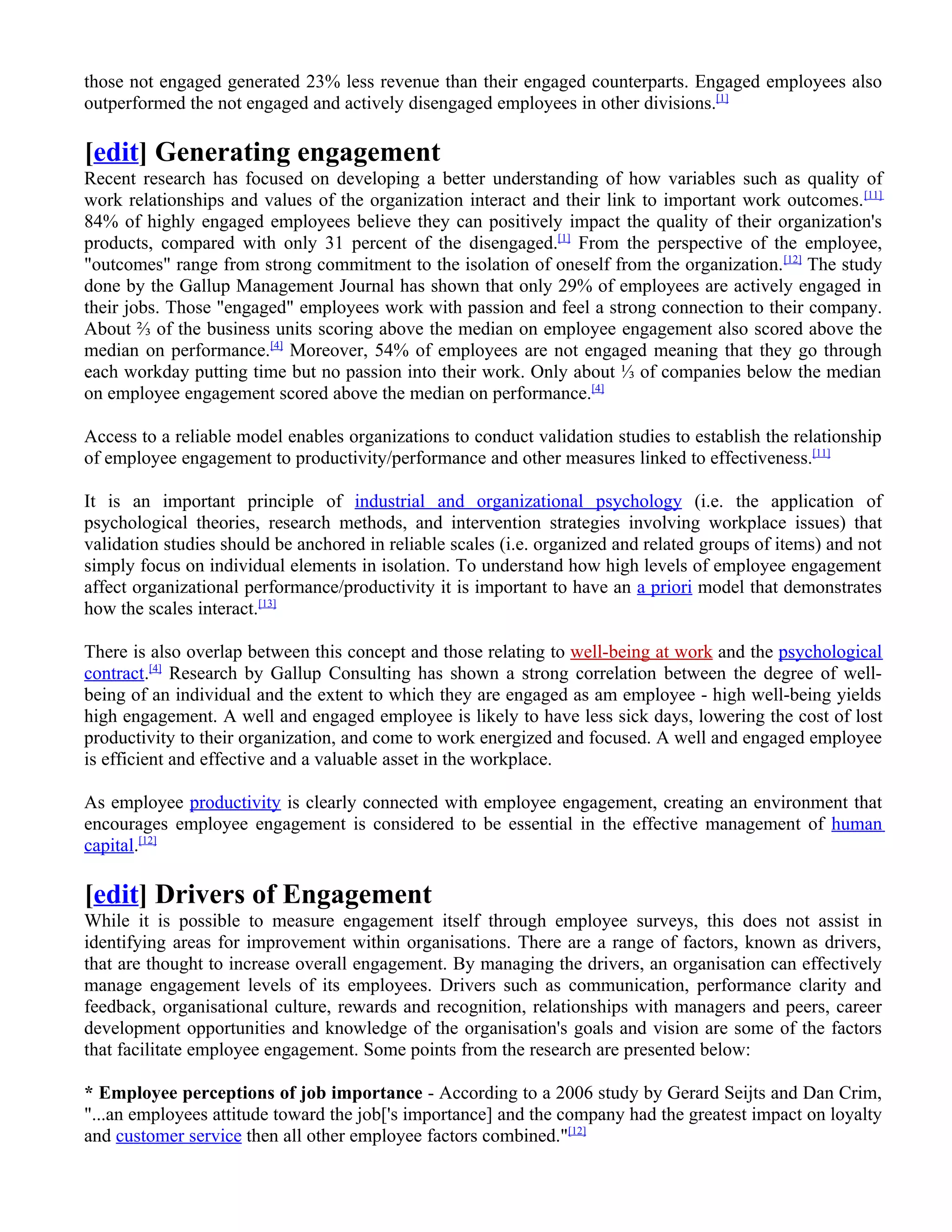 Employee engagement | DOC