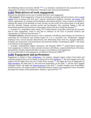 Employee engagement | DOC