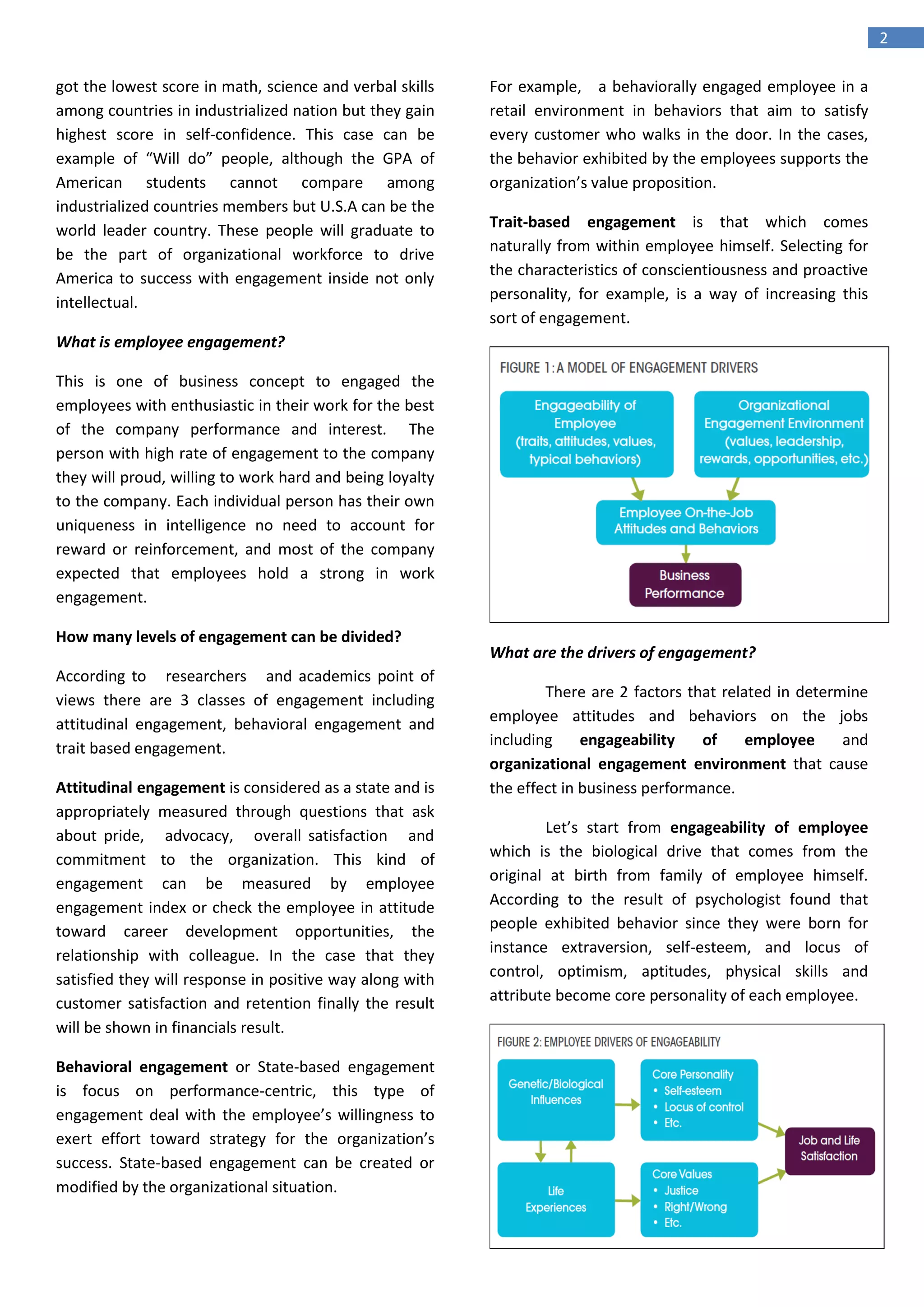 Employee engagement | PDF