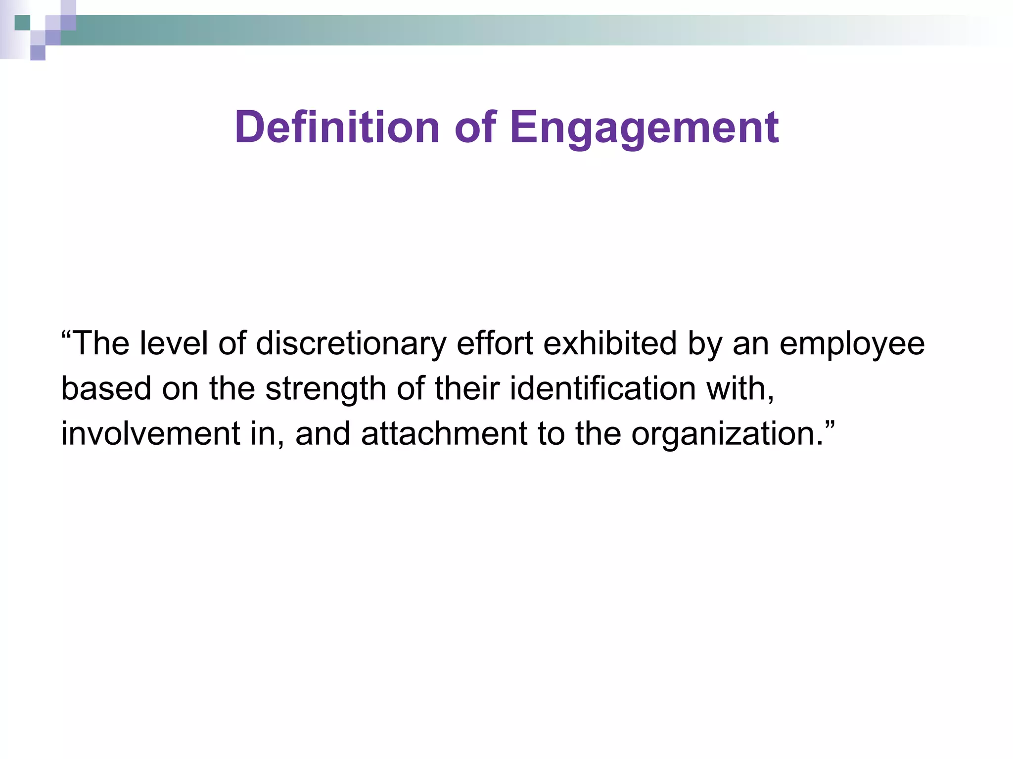 Employee Engagement An Overview | PPT