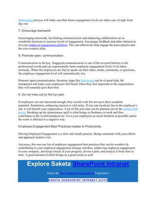 Employee engagement best practices 2021 | PDF | Human Resources | Business