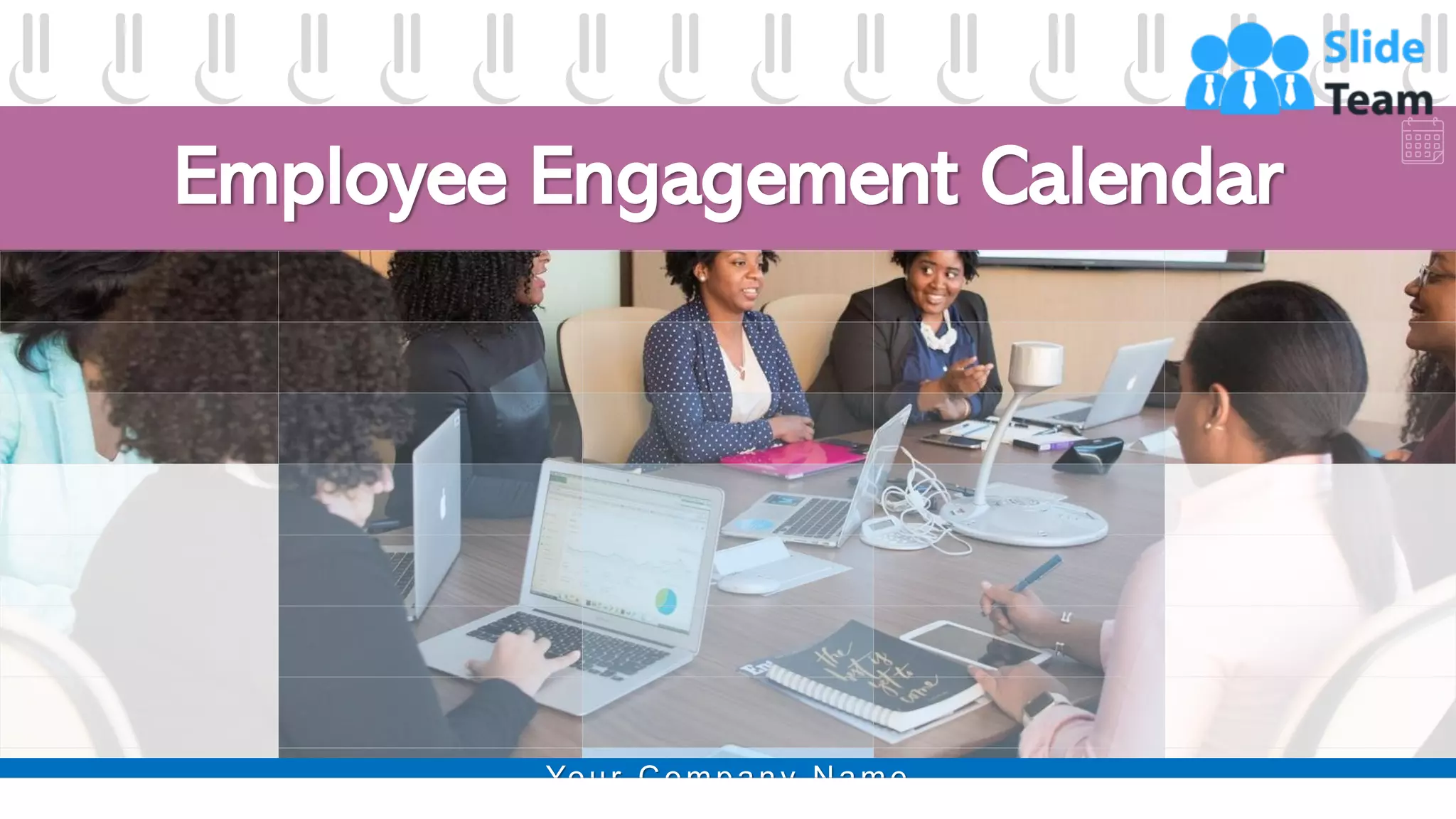 Employee Engagement Calendar Team Management Gantt Chart Marking Weekly ...