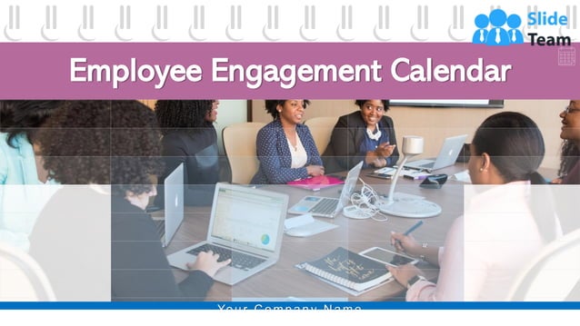 Employee Engagement Calendar Team Management Gantt Chart Marking Weekly ...